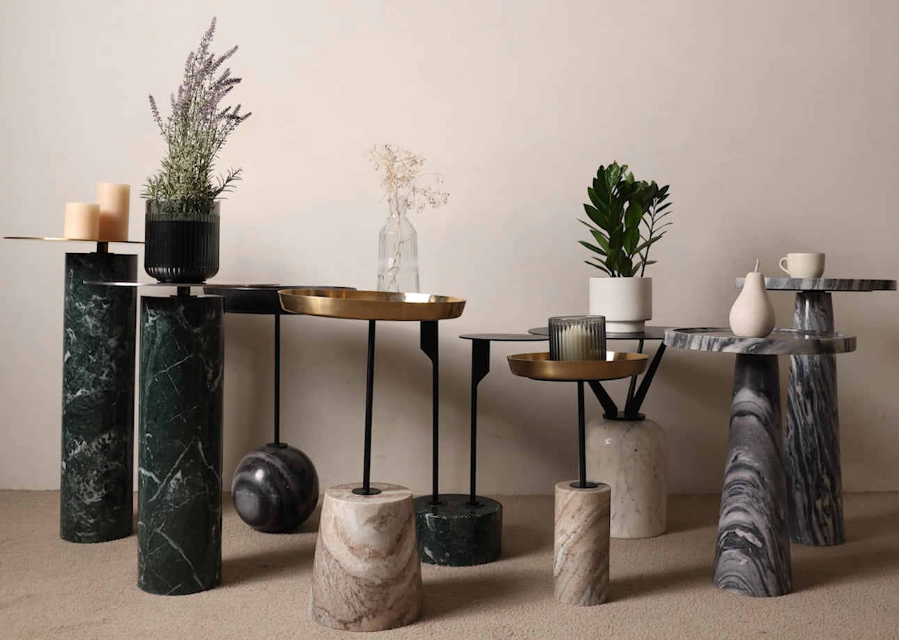 Marble Side Table – escapebycreatomy